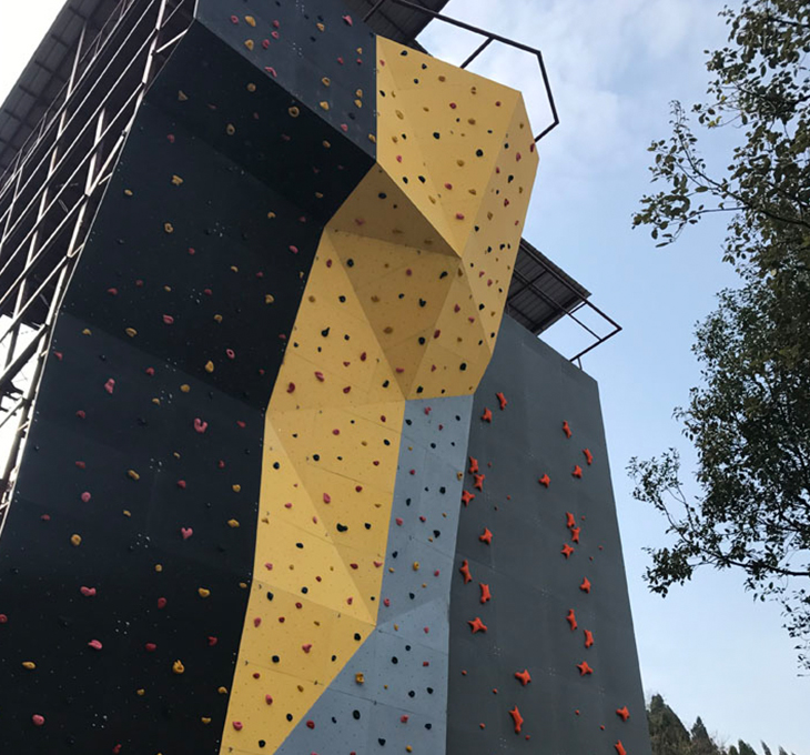 Climbing wall construction