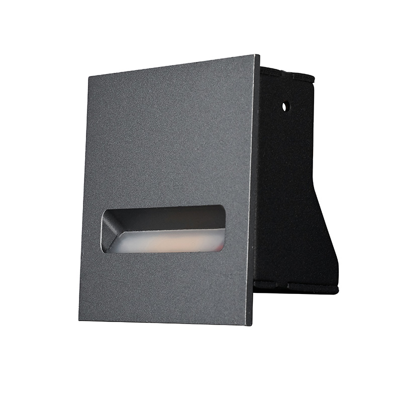 Outdoor IP65 100-240V 3W Recessed Wall Light LED Foot Lamp and Stair Light