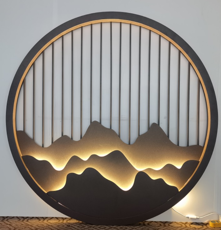 Customized Design Stainless LED Mural Light