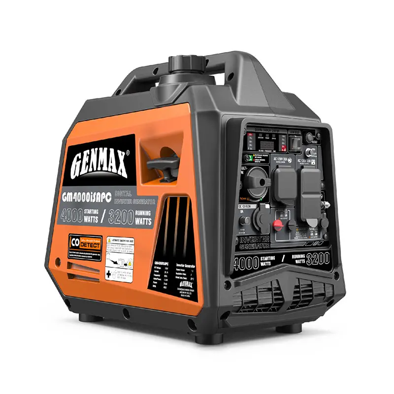 GENMAX GM4000iSAPC 4000 Watt Gasoline Inverter Generator with CO Detect