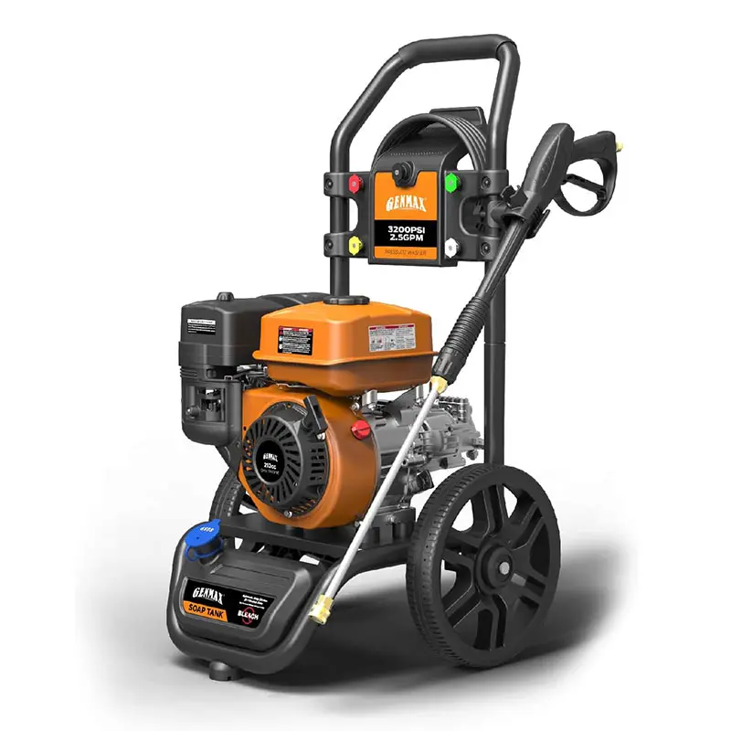GENMAX GPW3000-LT Gasoline Pressure Washer 3000 PSI and 2.4 GPM