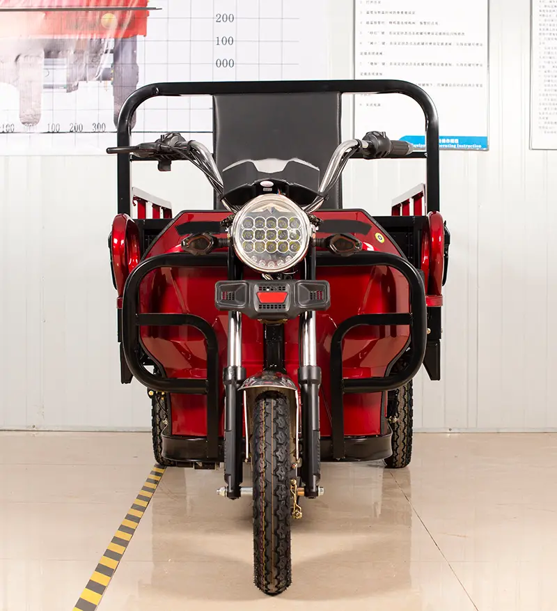 Adults 3 Three Wheels 60v 1500w Electric Cargo Trike Van Cargo Tricycle