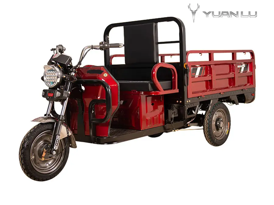 Adults 3 Three Wheels 60v 1500w Electric Cargo Trike Van Cargo Tricycle