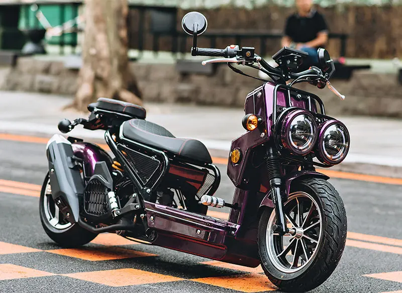 HS150T-A Scooter Motorcycle - Purple