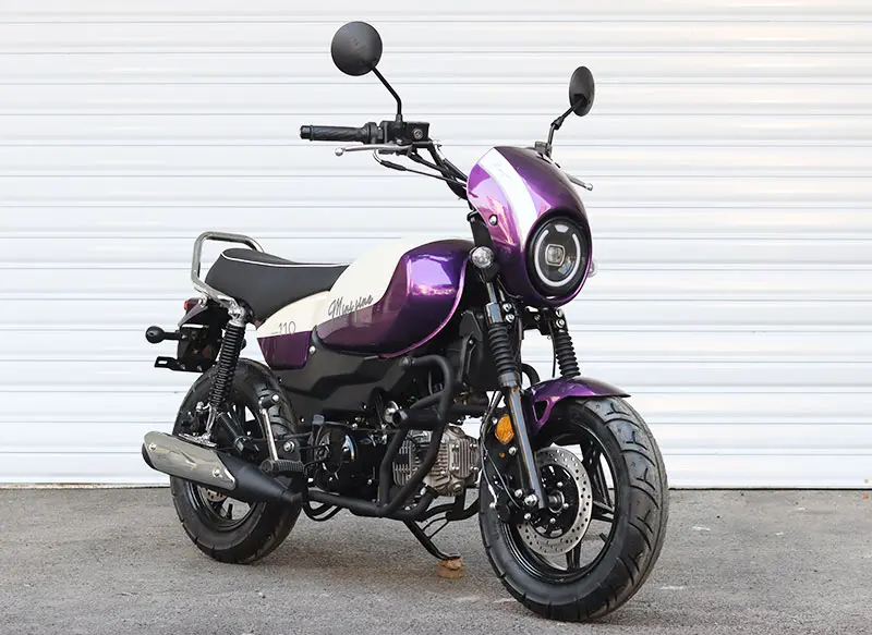 HS110-E Purple MINI Motorcycle