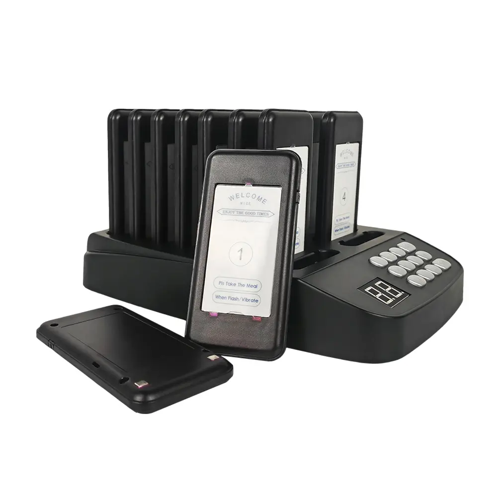 16 Pagers Wireless Restaurant Guest Paging System