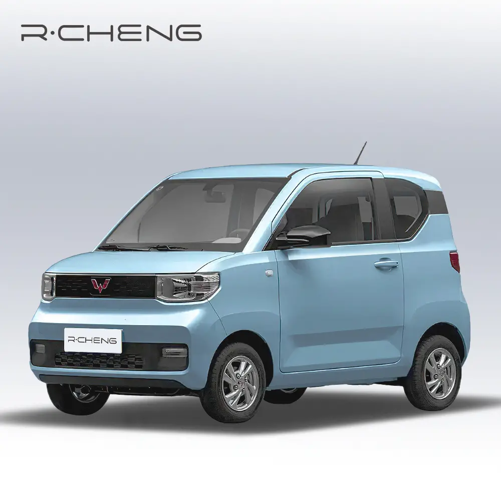 Wuling Hongguang Mini EV 4 Seats For Adults And Children Four Wheel EV ...