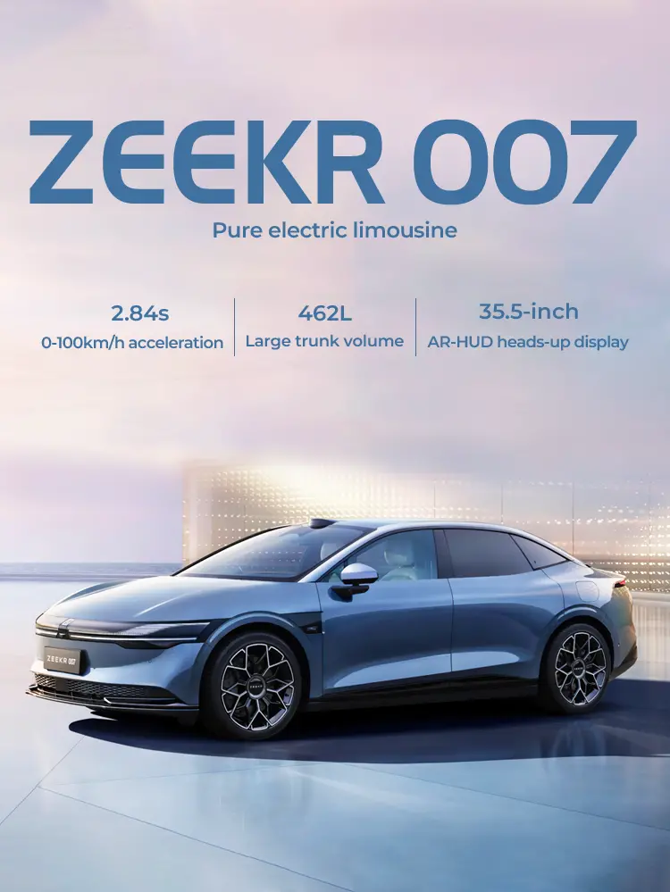 High Performance 646hp Electric Zeekr 001 Car 800V 0.25h Fast Charging 660km Long Rnage Left ...