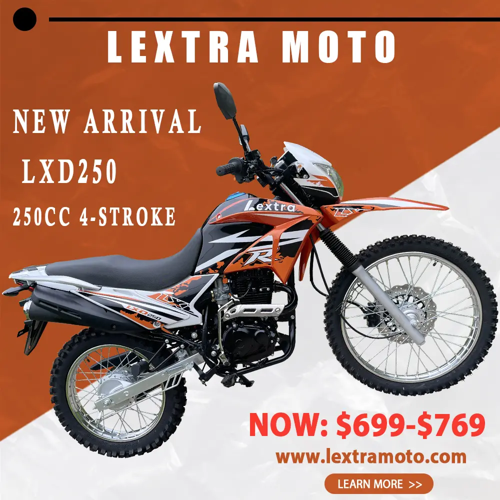 Lextra New Arrival - LXD250 250cc Dual Sport Motorcycle