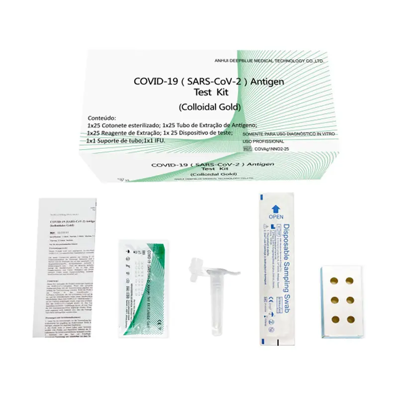 COVID-19 (SARS-CoV-2) Antigen Test Kit (Colloidal Gold)