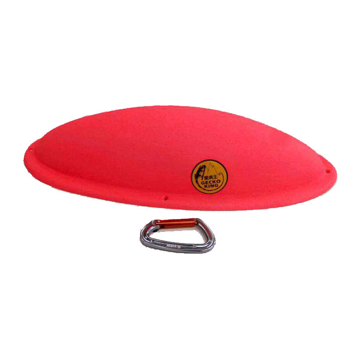 Oval rock climbing wall volumes