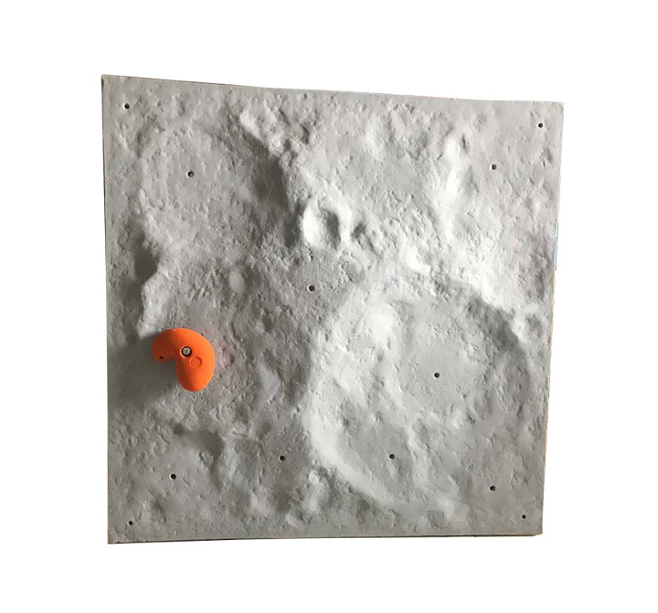 Artificial rock climbing wall panel